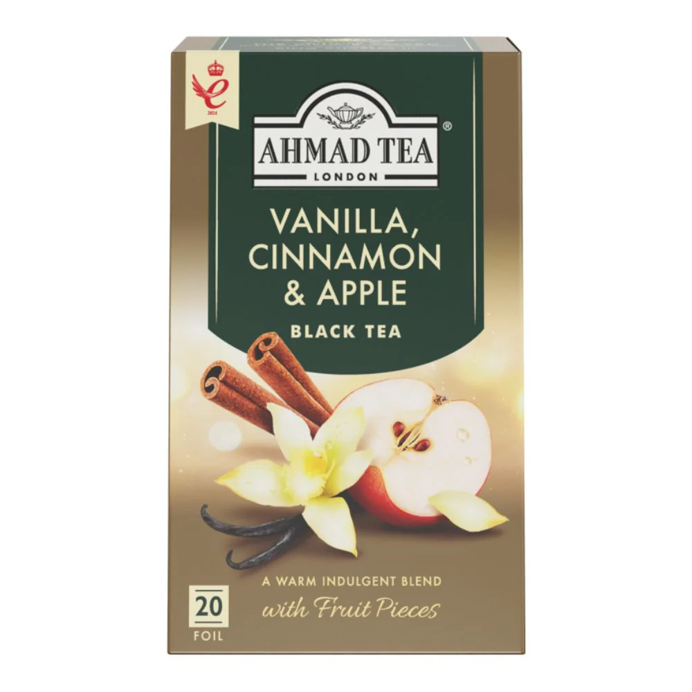 Vanilla& Cinnamon & Apple Fruit Black Tea – AHMAD TEA