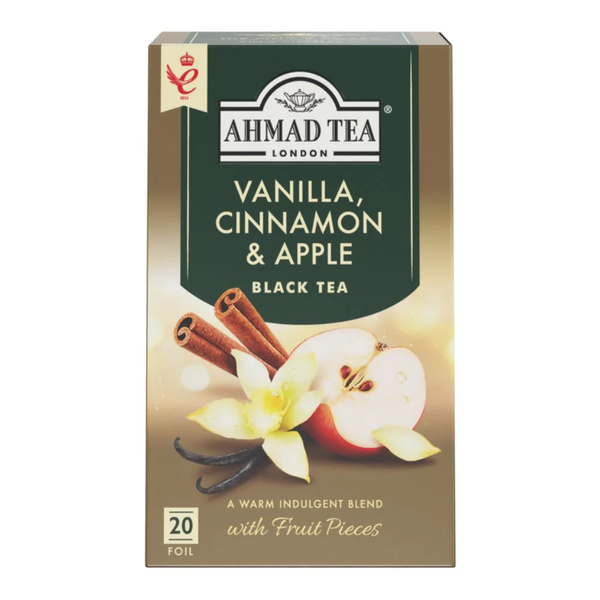Vanilla& Cinnamon & Apple Fruit Black Tea – AHMAD TEA